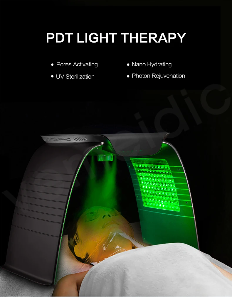7 Colors Photon Pdt Led Light Therapy Machine Skin Rejuvenation For ...