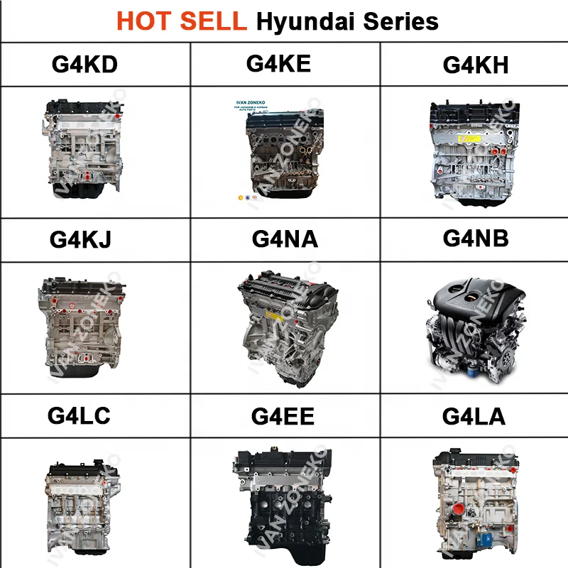 Original Korea Car Engine G4fc G4fa G4fg G4fj G4gc G4ed G4ka G4kc G4kd ...
