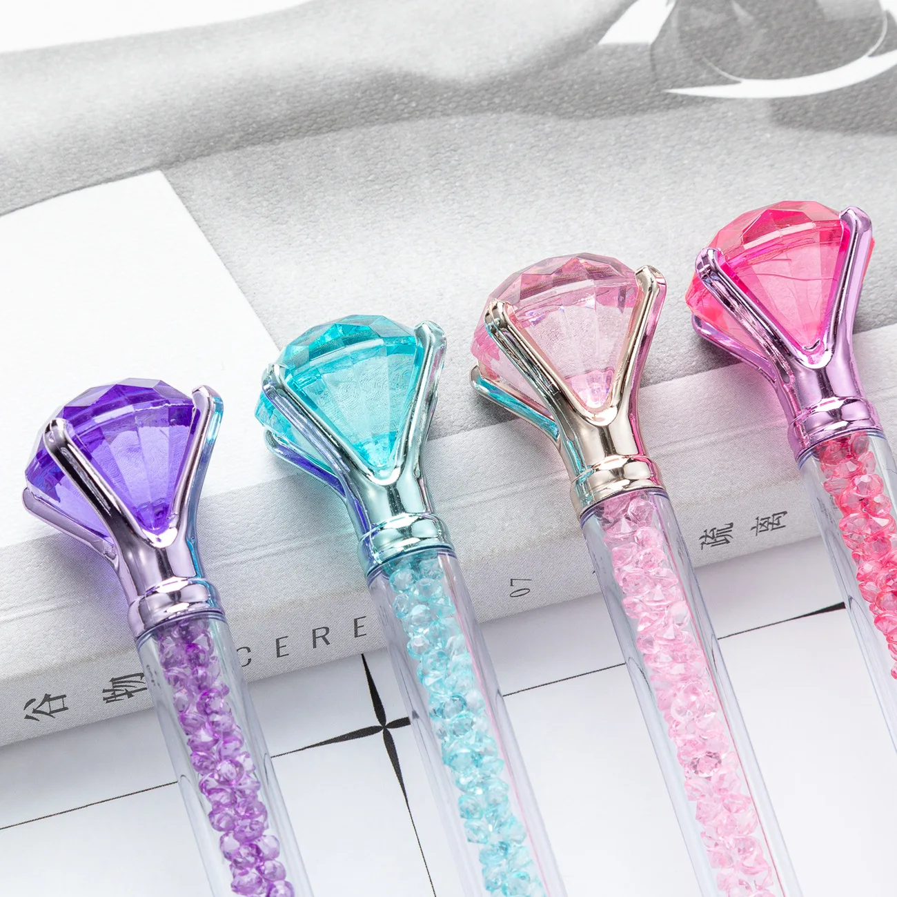 Diamond Pens with Crystal - Elegant Writing Instruments