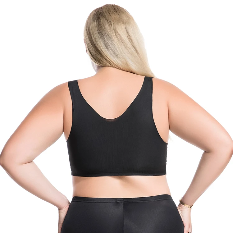 Lady Wrap Chest Vest Sexy Cross Back Wire Free Padded Sleep Fitness Bra