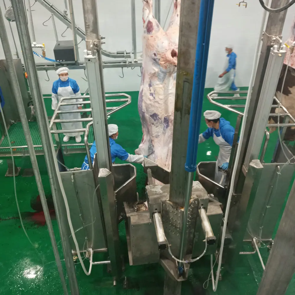 Cattle Slaughter Line - Efficient Hide Puller Machine