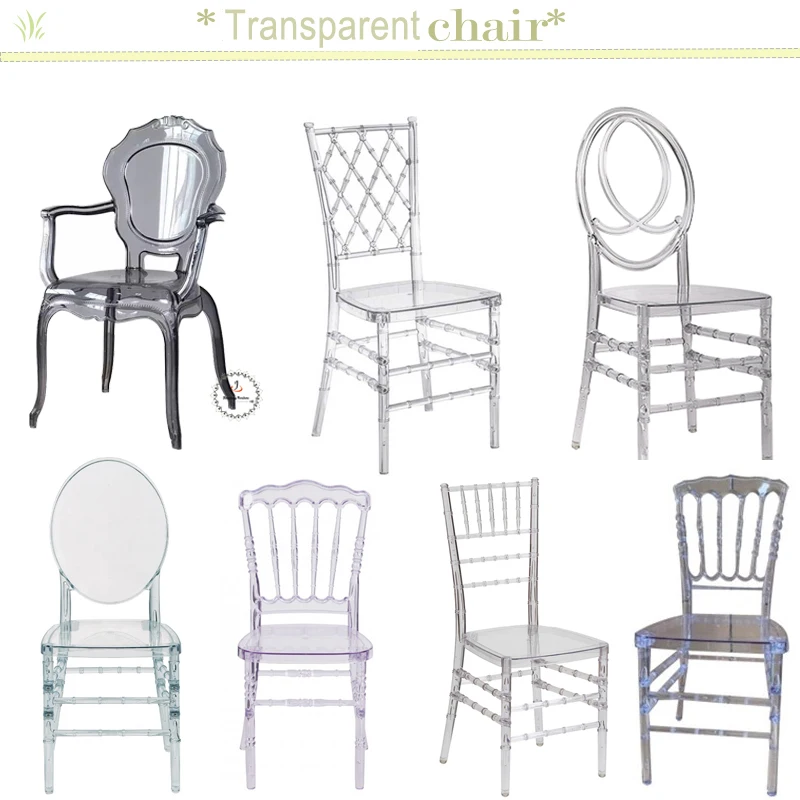 Wedding Resin Acrylic Amber Phoenix Chair JC-C243