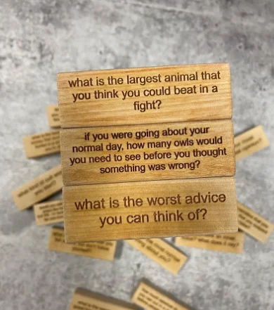 Jenga Game Ice Breaker Jenga With Questions Ice Breaking Game 54 Pieces ...