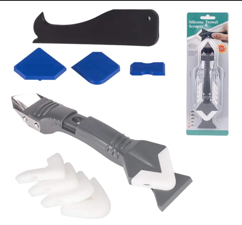 Popular 3 In 1 Sealant Scraper Silicone Caulking Tools(stainless Steel ...