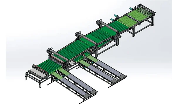 Double Station Automatic Counting Sheet Delivery Corrugation Line For ...