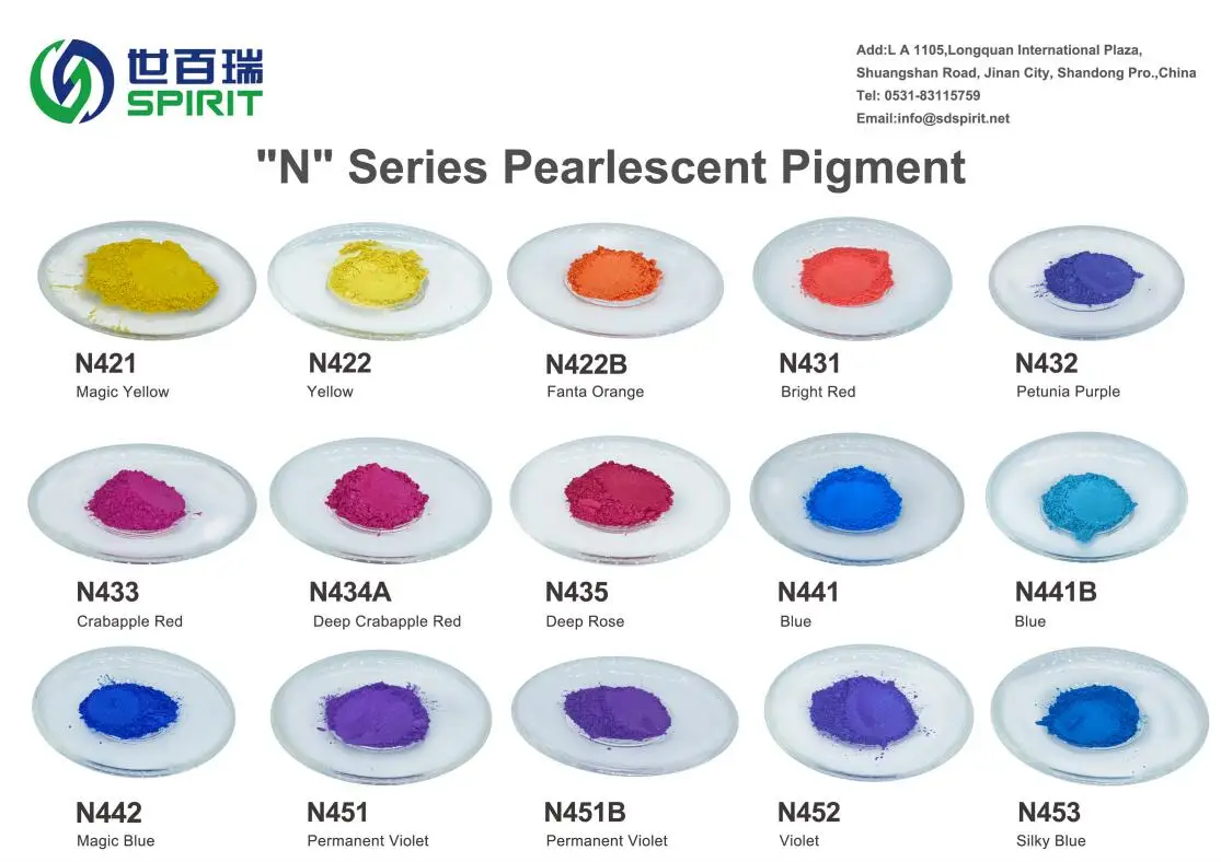 Epoxy Resin Dye Colorful Mica Powder Pearlescent Pigment For Soap ...
