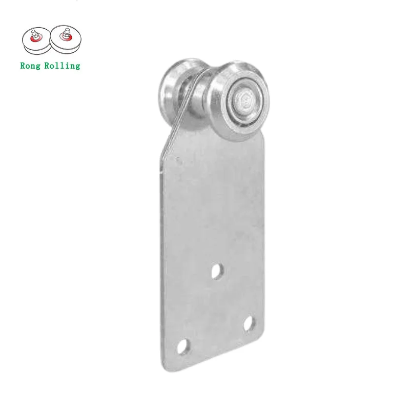 Modern Two-Roller Sliding Hanging Door Rollers Silver 2 Wheels Hanger ...