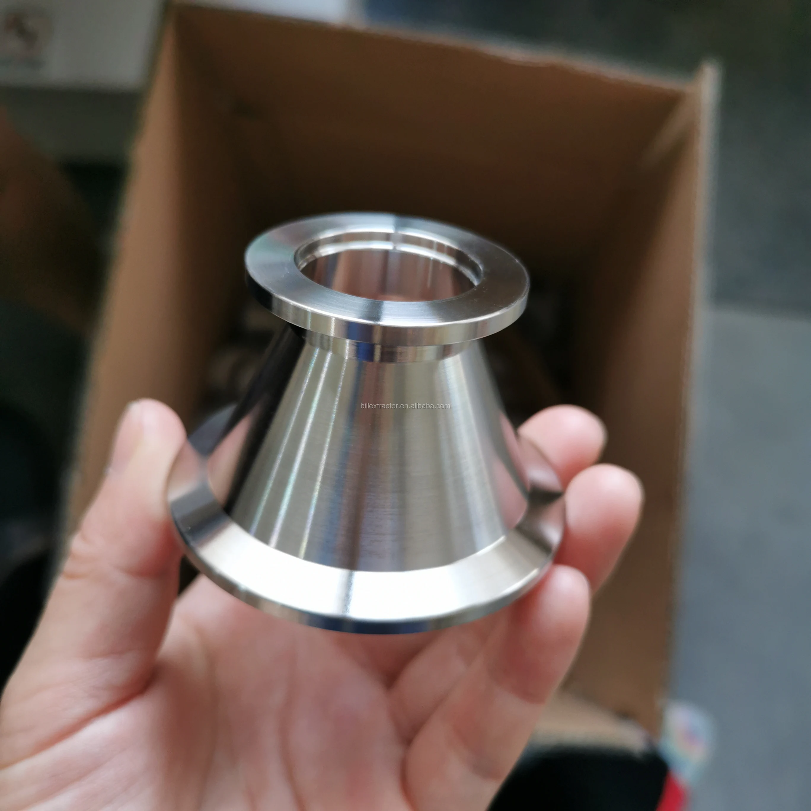 Stainless Steel Dn50 Tri Clamp Flexible Hose With Bellow100mm Length ...