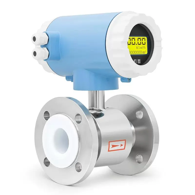 High-Precision Electromagnetic Flowmeter Integrated Pipeline Flow ...