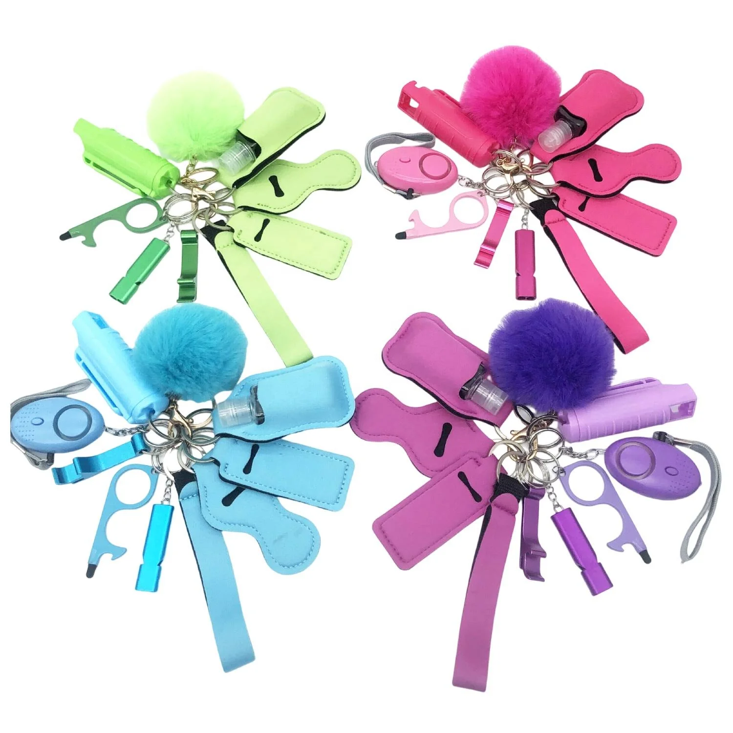 Cute Cat Ear Keychain - Multi-Function Portable Accessory