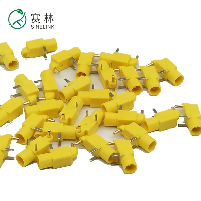 3 Pin DIN 1.5 mm Female Socket for PCB - Gold-Plated Electrical ...