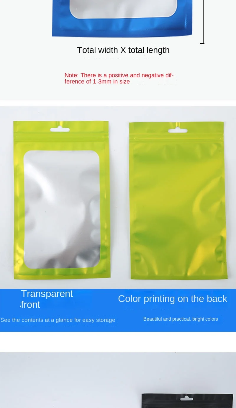 Custom Stand up Pouch Logo - CPP Frosted Packaging Bag