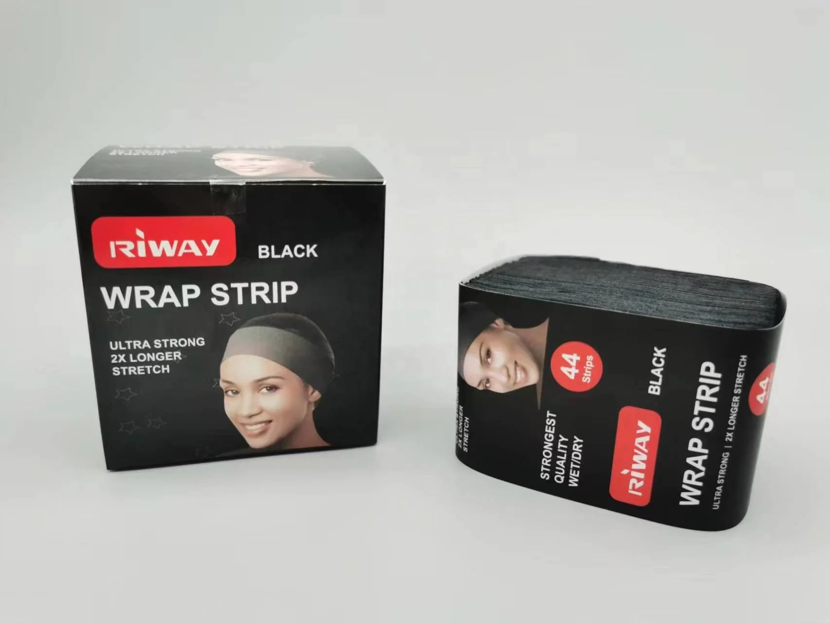 Black Disposable Wrap Strips for Molding Hair Styling