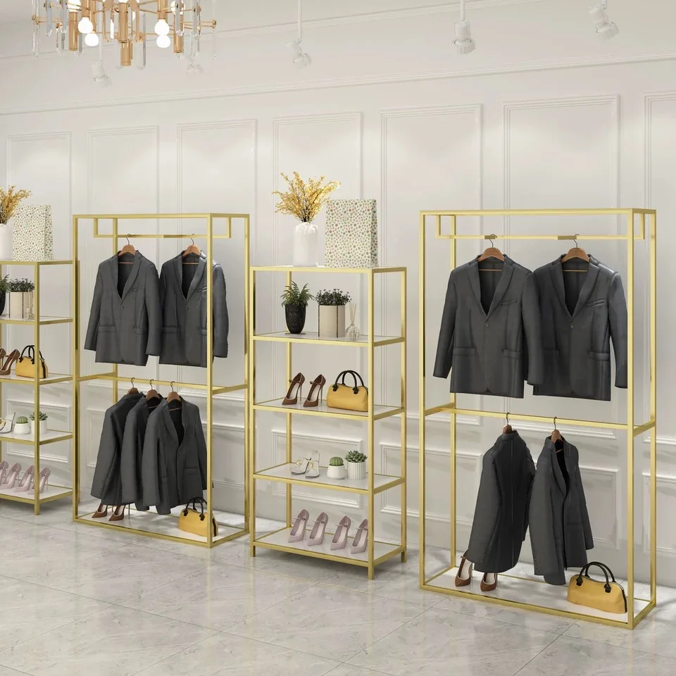 Wholesale Simple Design Metal Wedding Prom Dress Garment Store Clothing ...