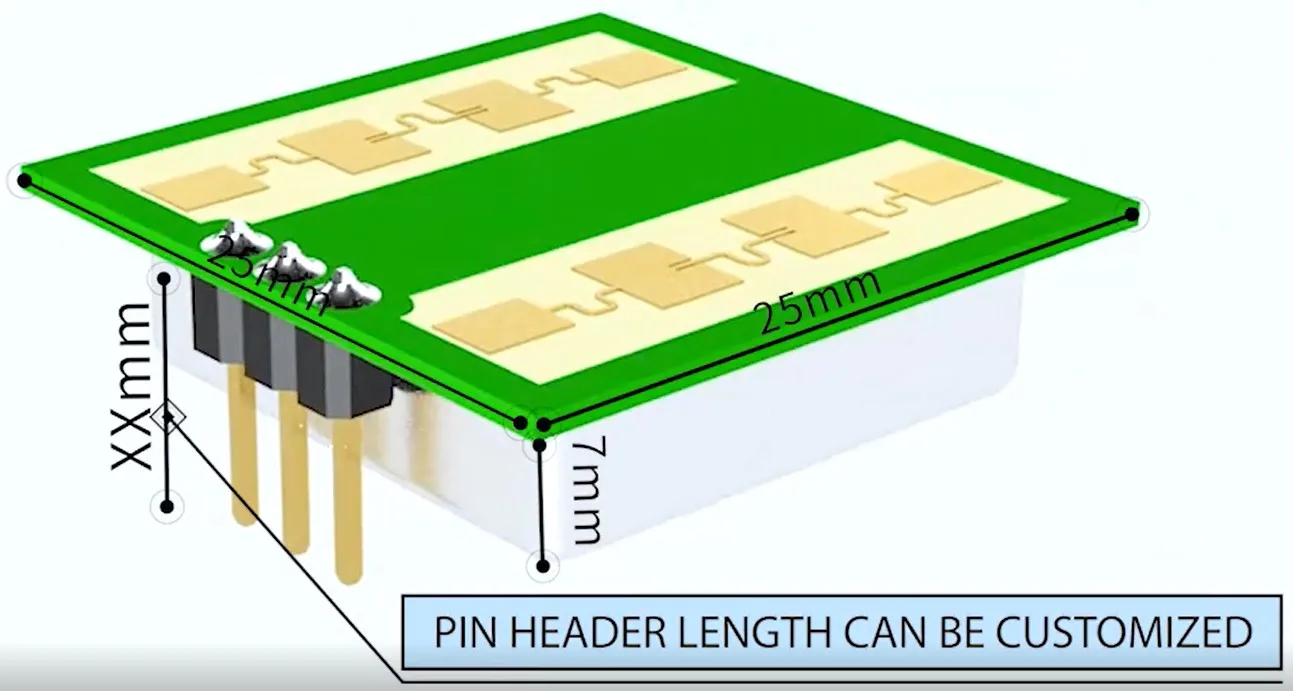 Pdlux PD-V11H Microwave Radar Sensor Module - Motion Detector