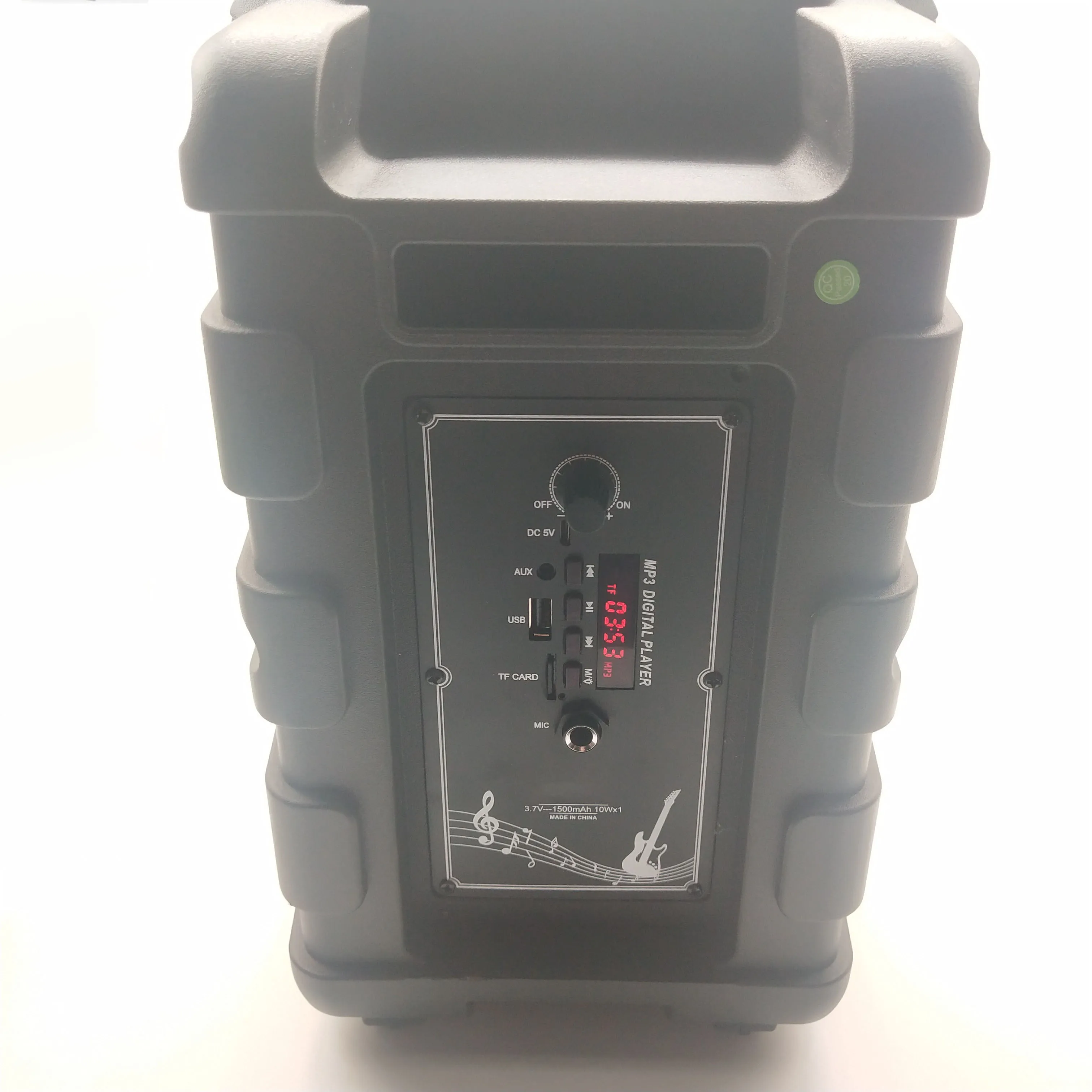 Karaoke Audio Box Outdoor Subwoofer Speakers - Portable Mic