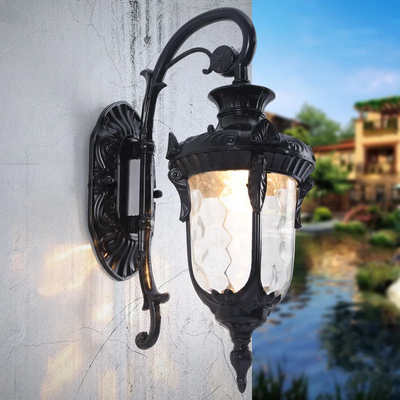 European Style Antique Traditional Outdoor Wall Light Vintage Led Wall ...