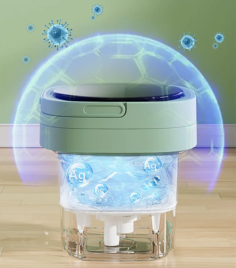 Small Rechargeable Folding Washing Machine With Drying Electric ...