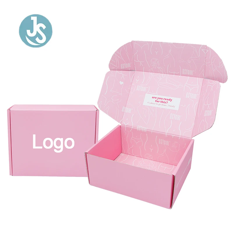 High Quality Custom Free Sample pink Clothing Shipping Paper Boxes ...