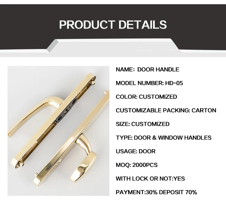 ISO9001 Factory OEM Powder Coating Door Handles - Durable & Stylish