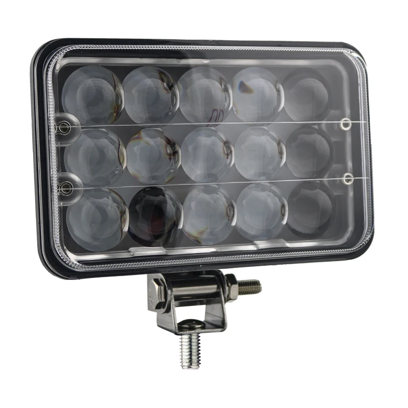 45W 12V 24V LED Working Light 5/7 Inches Aluminium High Bright ...