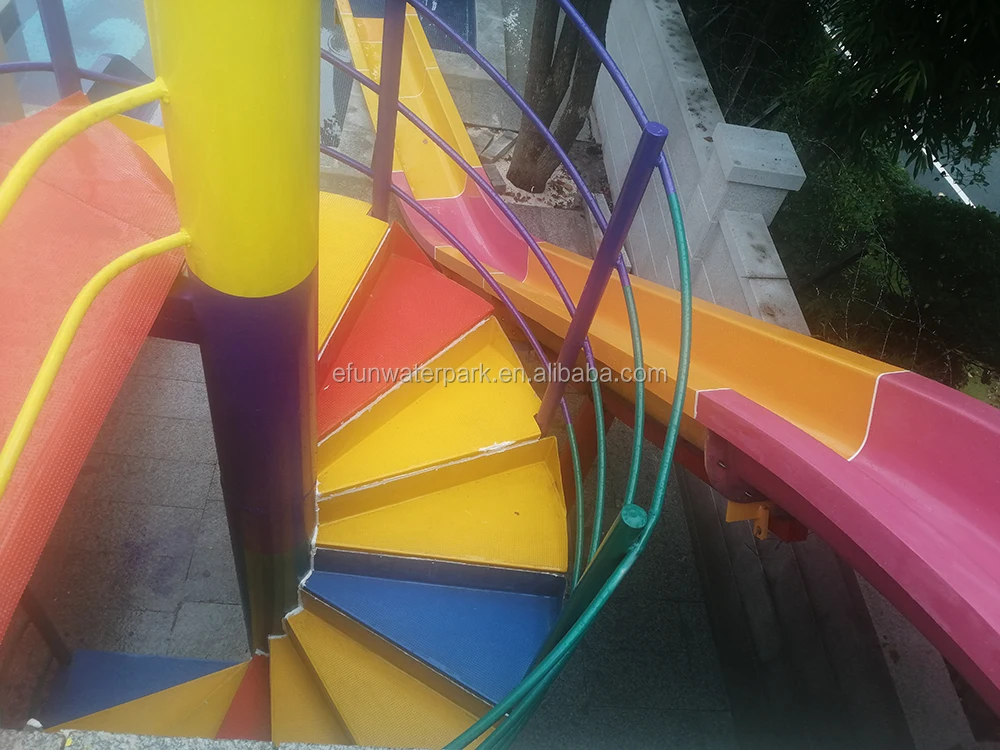 Private Swimming Pool Water Fiberglass Slides - Fun & Safety