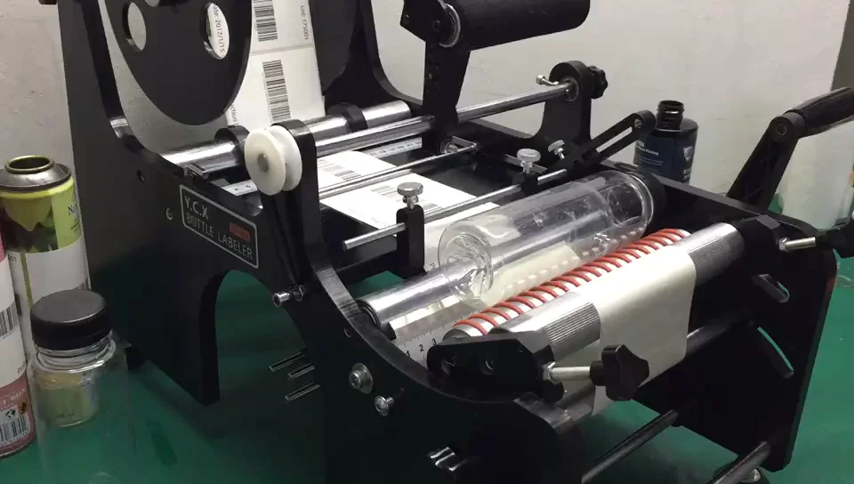 Double Sided Label Applicator Small Bottle Labeling Machine Tb-26s ...