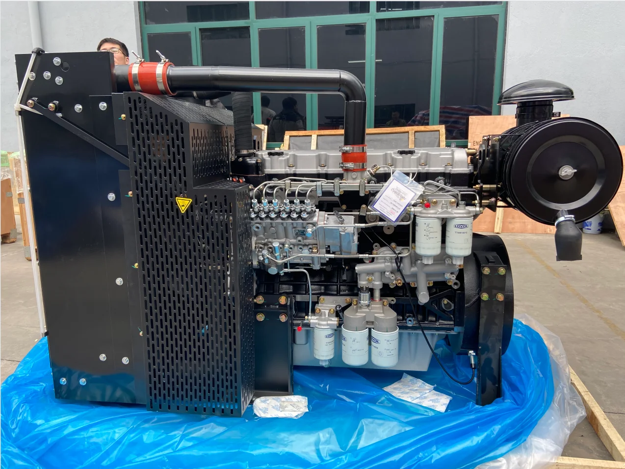 Genuine 6 Cylinders Water Cooled Lovol Diesel Engine 1106c-p6tag4 For ...