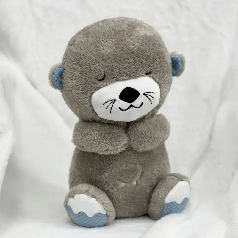 In Stock Factory Breathing Otter Teddy Plush Toy Snuggle Schlummer ...
