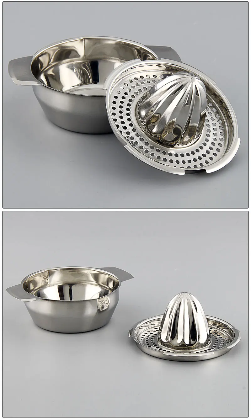 Stainless Steel Fruit Press Juicer Manual Hand Lemon Lime Orange ...