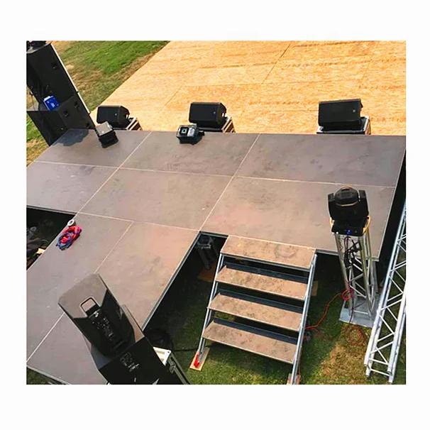 Portable Wooden Pole Dance Event Platform Stage - SGAIER