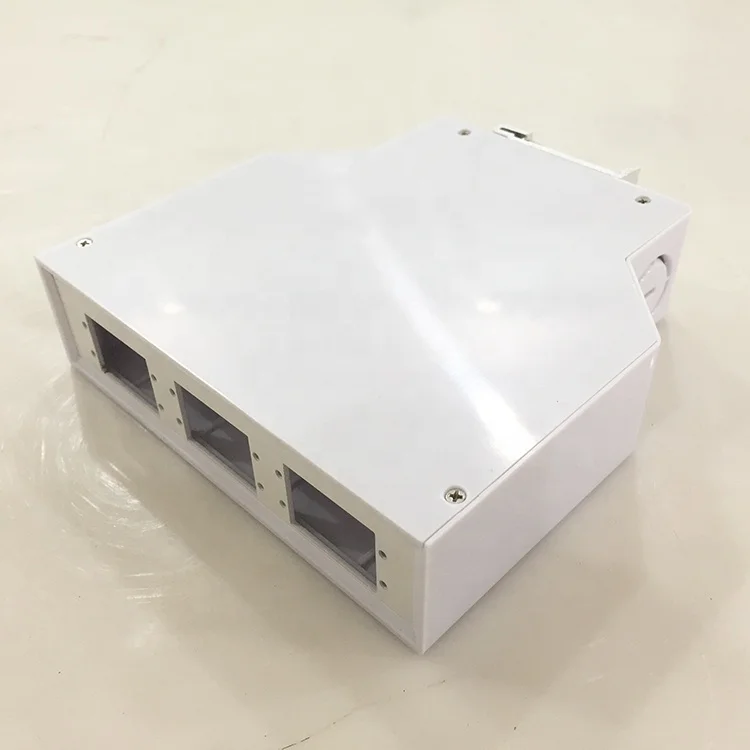 FTTH 24 Core LC Quad 12 Core SC Duplex DIN Rail Box