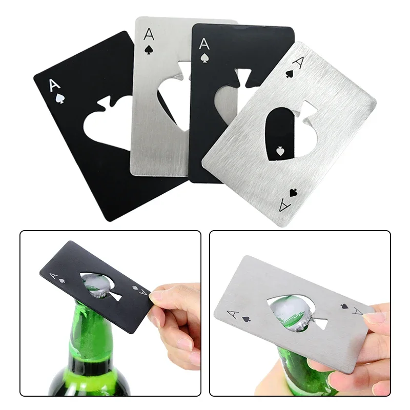Playing Cards A Bottle Opener Creative Pocket Stainless Steel ...