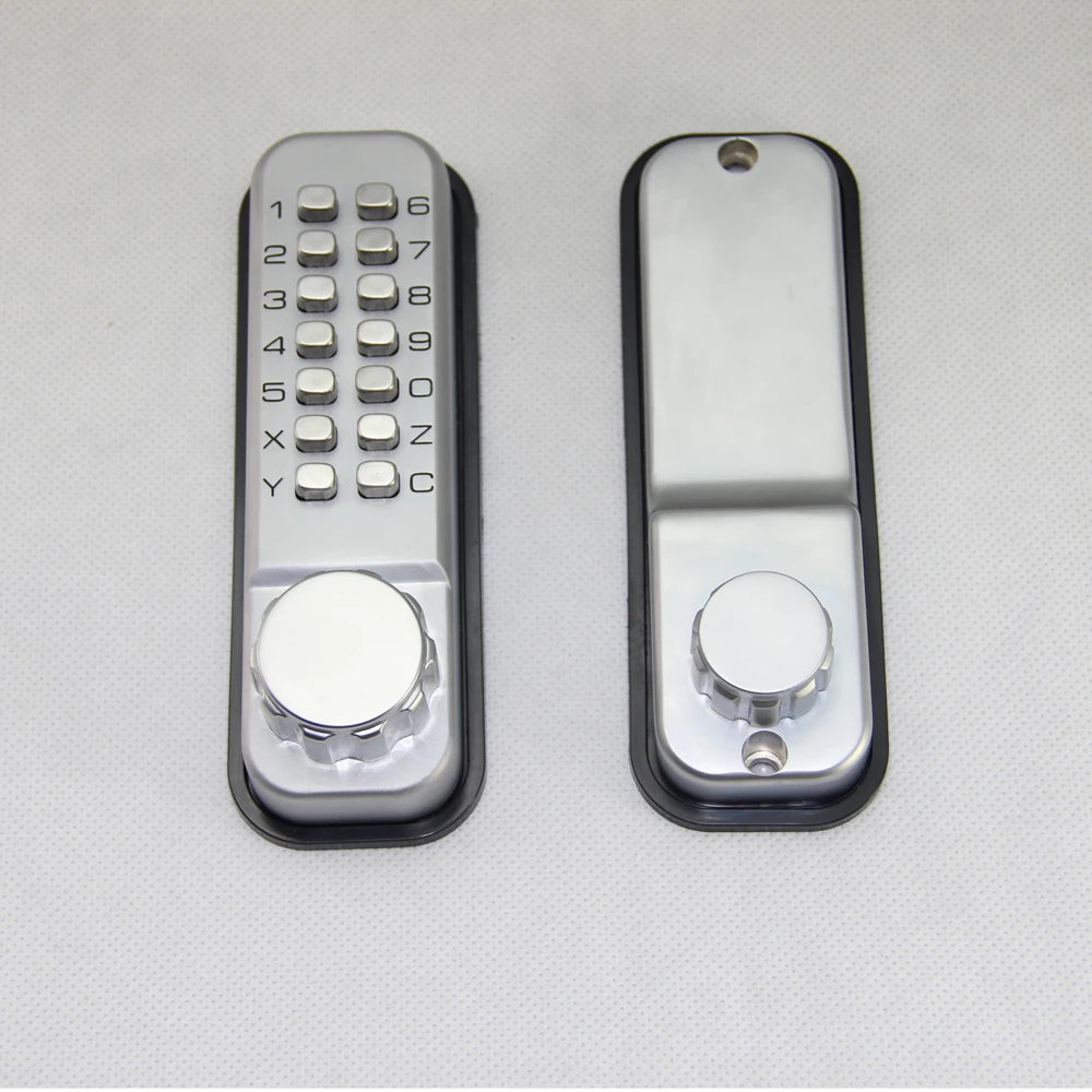 High Security Mechanical Code Push Button Keyless Door Lock - Buy ...