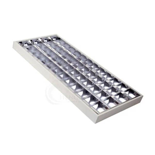 Modern Office 60x60 Louver Recessed Troffer LED Light Fixture