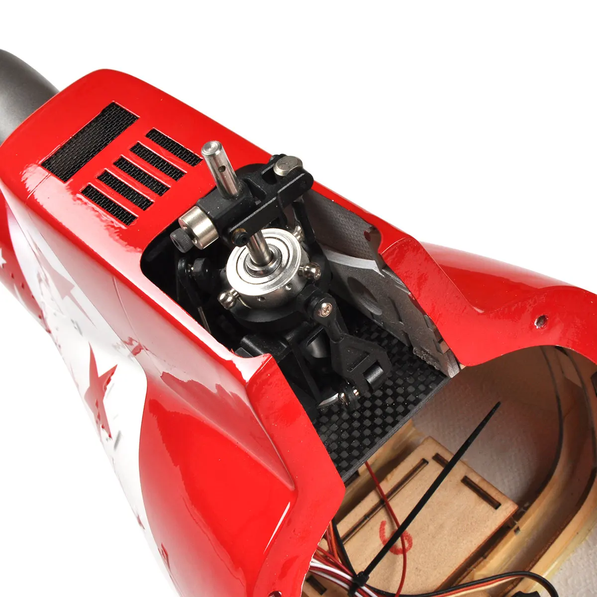 Gas RC Helicopter Unassembled Kit AS350 Airzermatt Toy Helicopter Kit