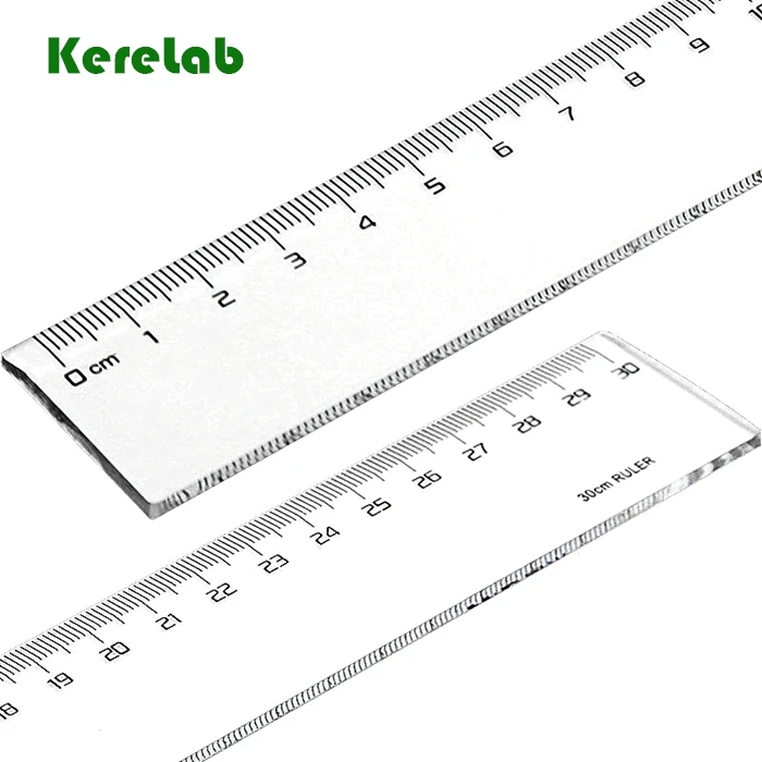 Shop Our 30cm Beveled Edges Plastic Ruler - Direct from Factory