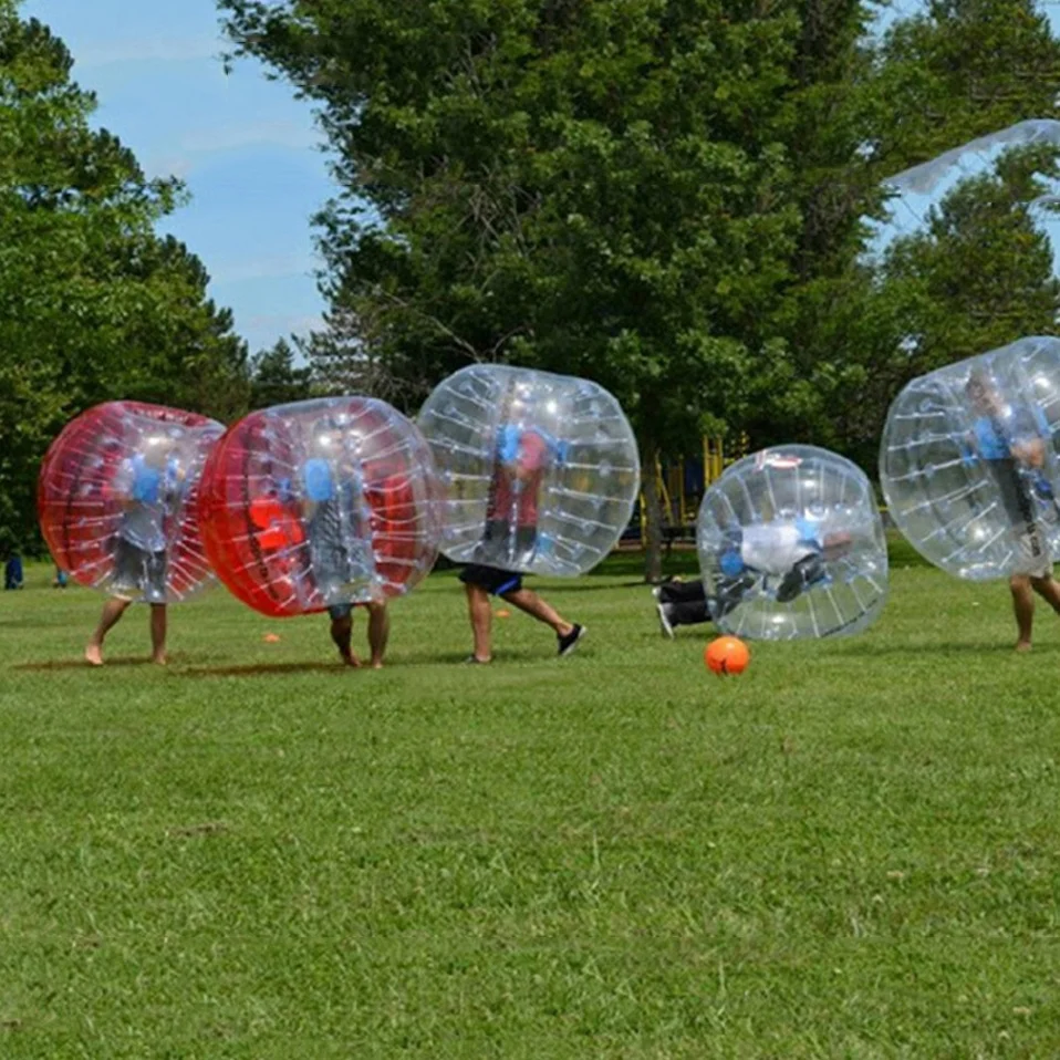 Venta al por mayor de plástico inflable transparente parachoques bola ...