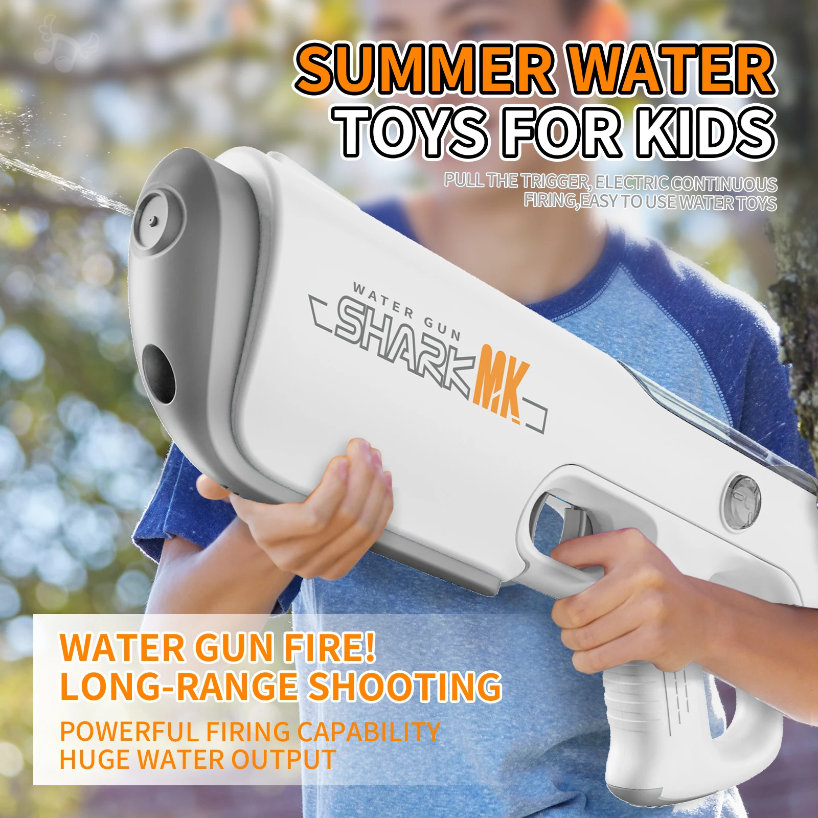 Powerful Water Absorbent Bullet Gun - Popular Toy for Kids