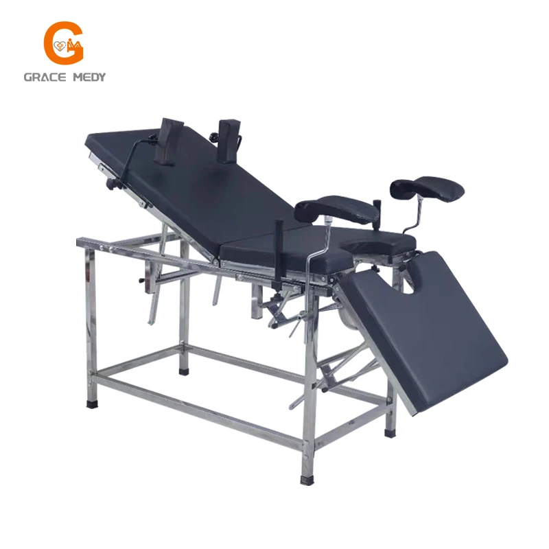 Aluminum Alloy Gynecological Examination Bed - Durable & Versatile