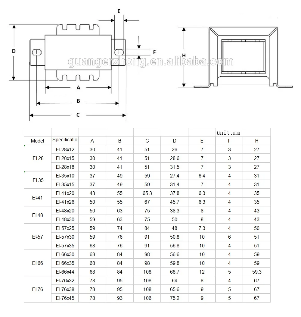 Ei 86 High Quality Ei Power Transformers 230v 240v 12v 10 Amp - Buy ...