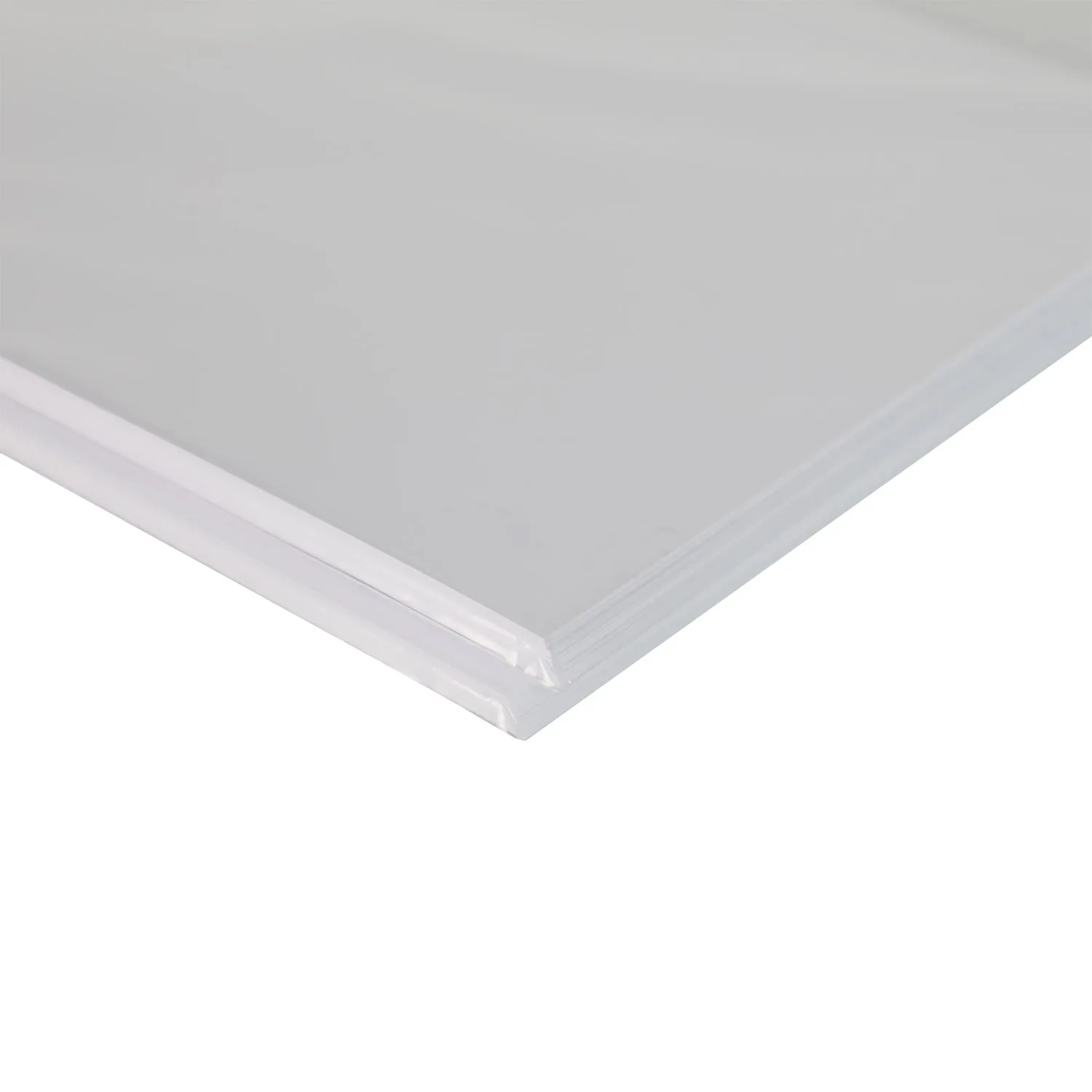 A4 Size Laser Printable Glossy White Plastic Sheet A4 Pvc Card For ...