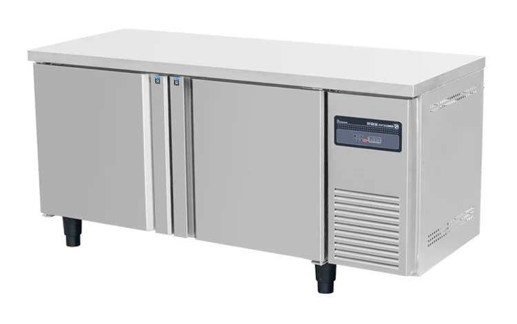 European Style Counter Chillers Series Stainless Steel Freezer Double ...