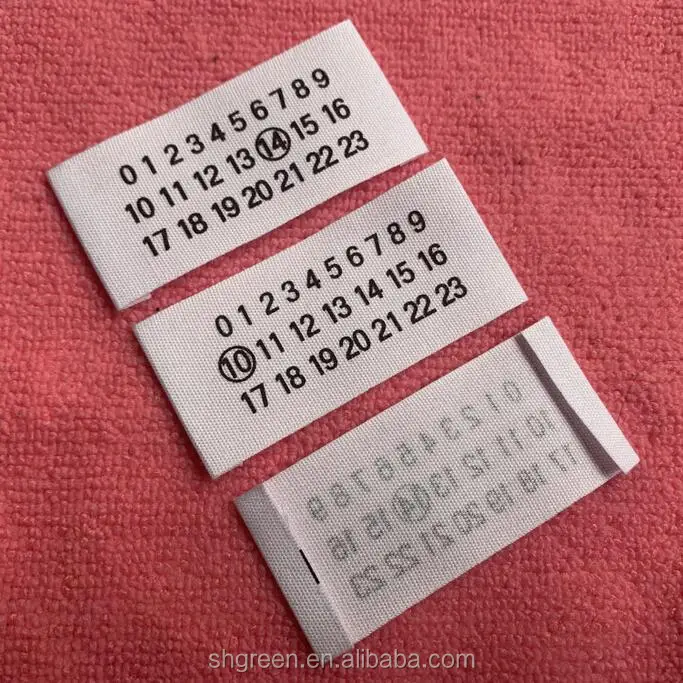 Sewing on Bleached White Cotton Label,handbags Small Bleach Cotton Tag ...