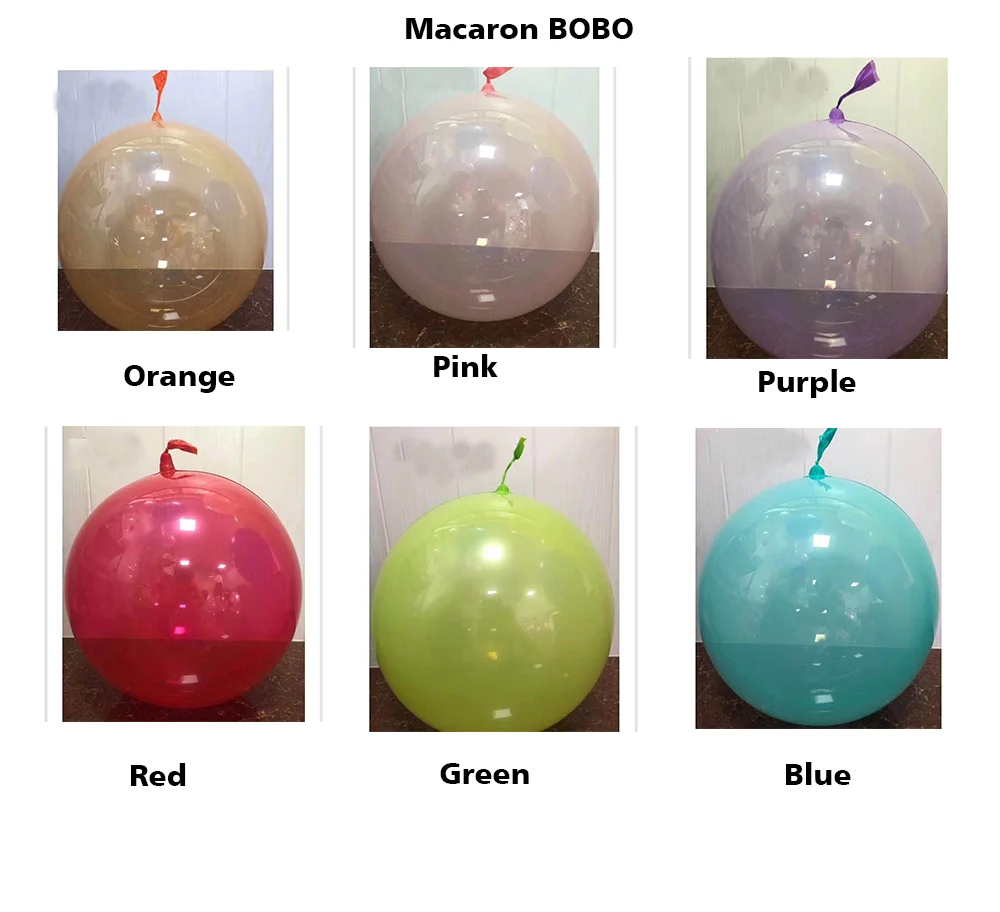 12 Inch Romantic Wedding Metallic Color Chrome Bobo Balloons For Party ...