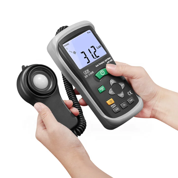 Dt-1308 Portable Photometer Illumination Meter Luminance Meter ...