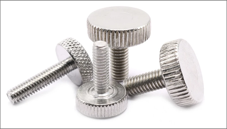 Tornillos De Pulgar Moleteados De Cabeza Plana Din 653 De Acero Inoxidable - Buy Moleteado ...