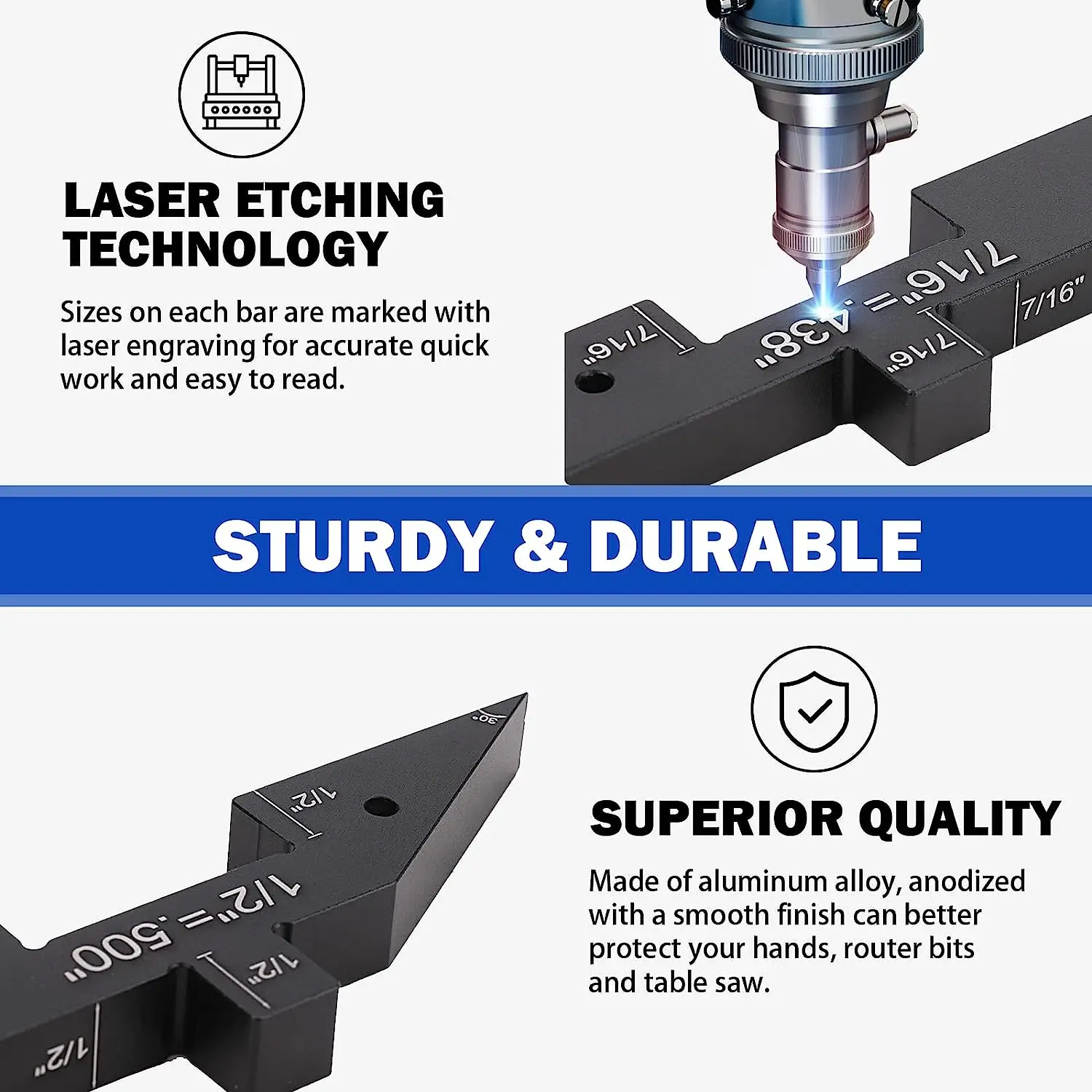 Setup Blocks Woodworking Aluminum Setup Blocks Woodworking Set up ...