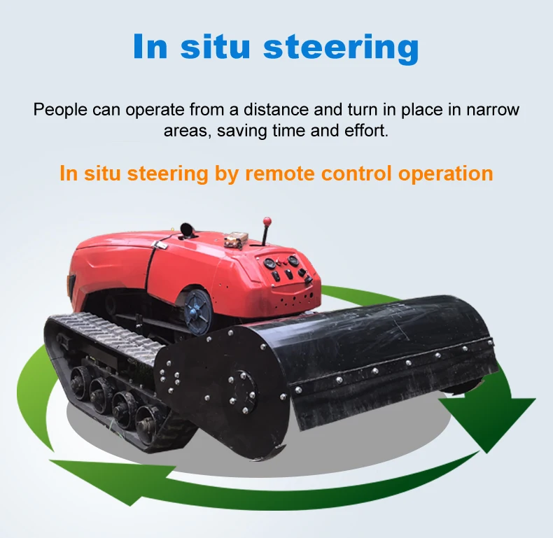 Remote Operation Farm Tiller Cultivator Robot Tiller Rotary