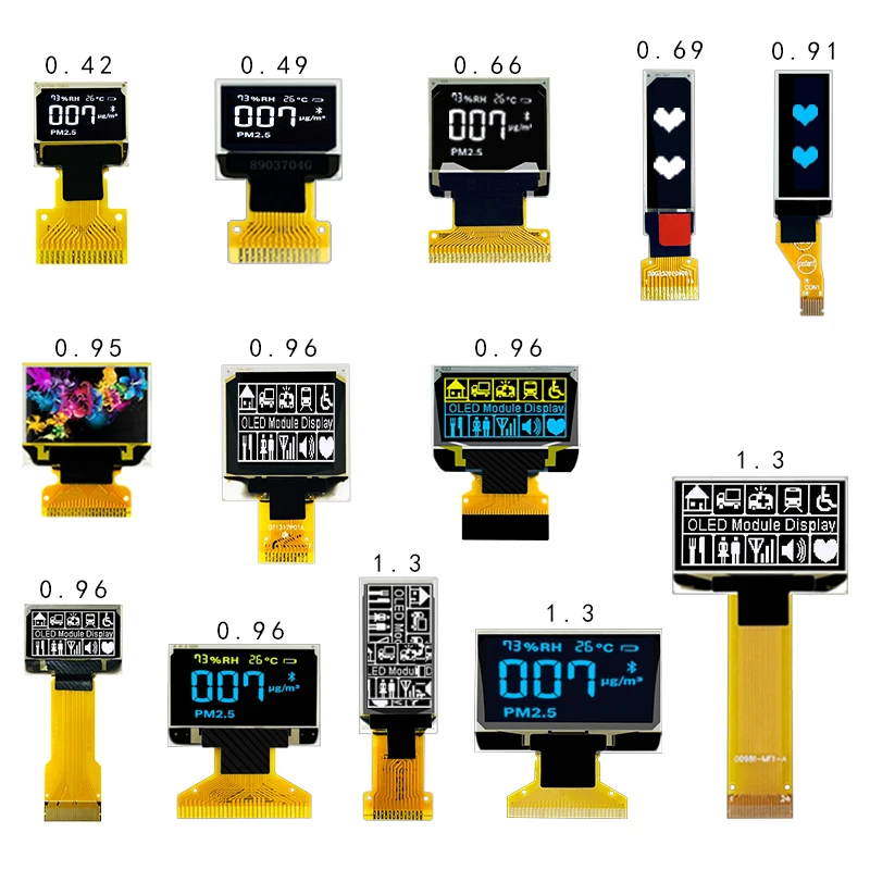 1.3 Inch OLED Display Module - SH1106 Driver IC - 128x64